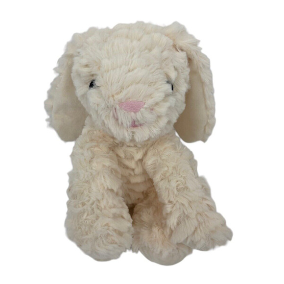 Kellytoy | Toys | Kellytoy Bunny Rabbit Cream Pink Nose Textured Soft ...